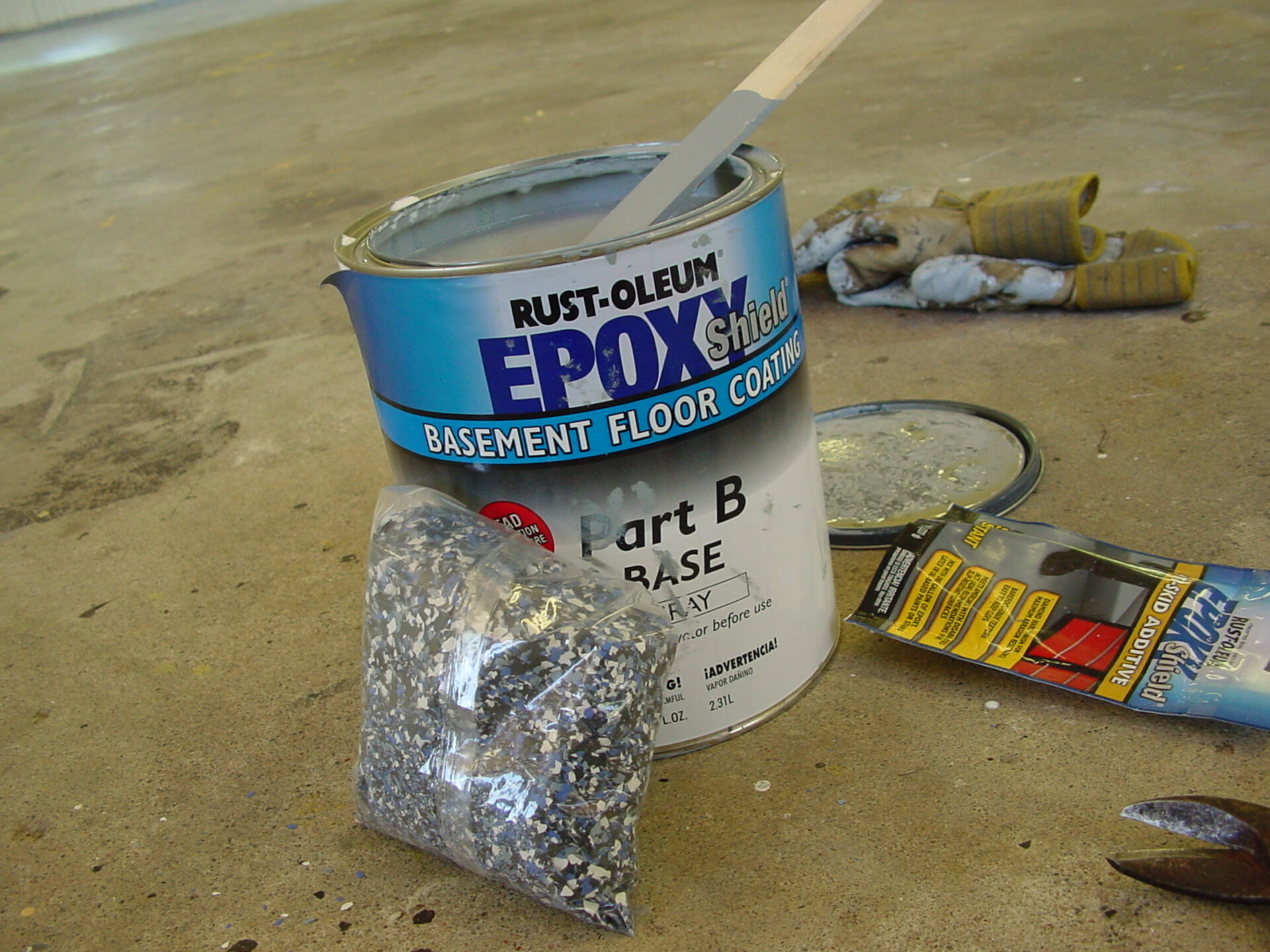 "What's the best paint for my concrete basement floor?"