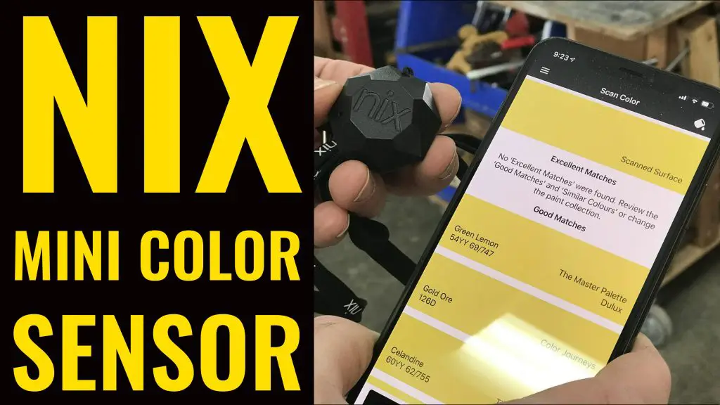 Let your Smartphone help choose paint colours with the NIX Mini Sensor