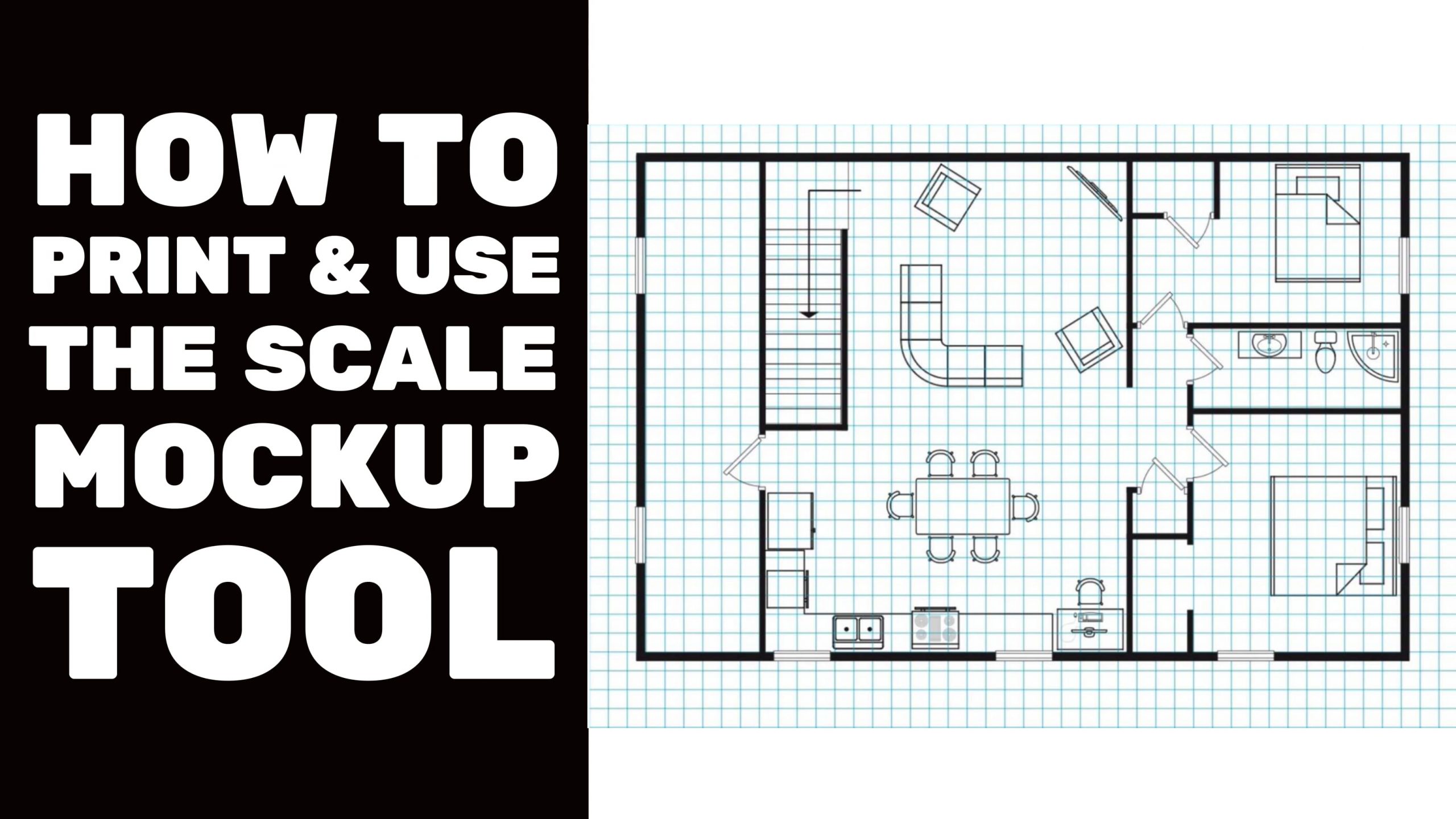 BASEMENT FINISHING COURSE VIDEO: How to Print & Use the Scale Mockup Tool