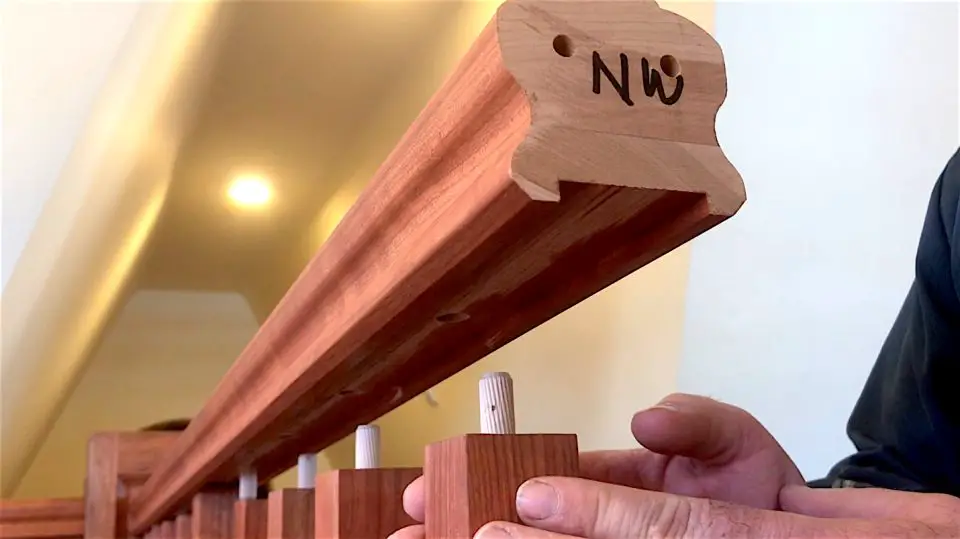CLASSIC WOODEN STAIR RAILING VIDEO: See How It All Goes Together