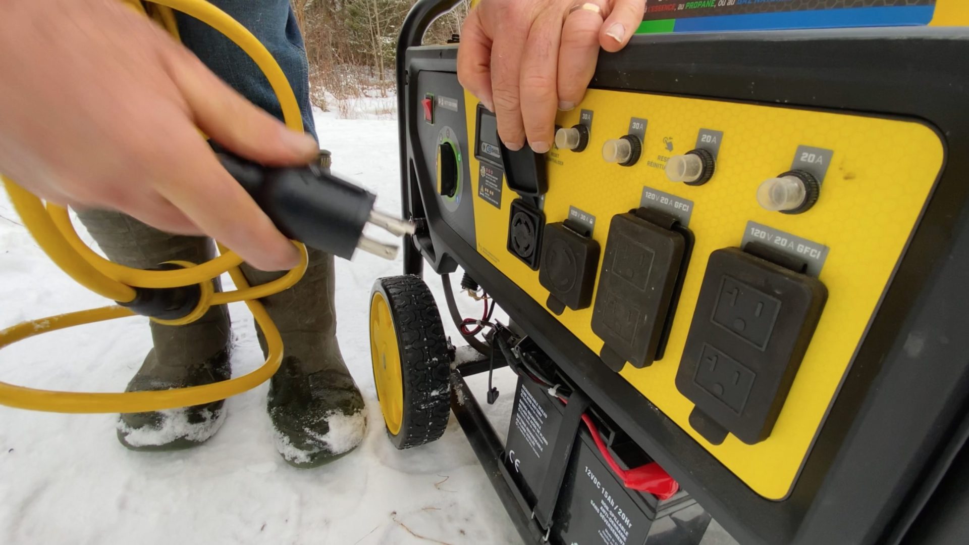 HOME ENERGY: See a Simple, Safe, Legal House-to-Generator Connection Option