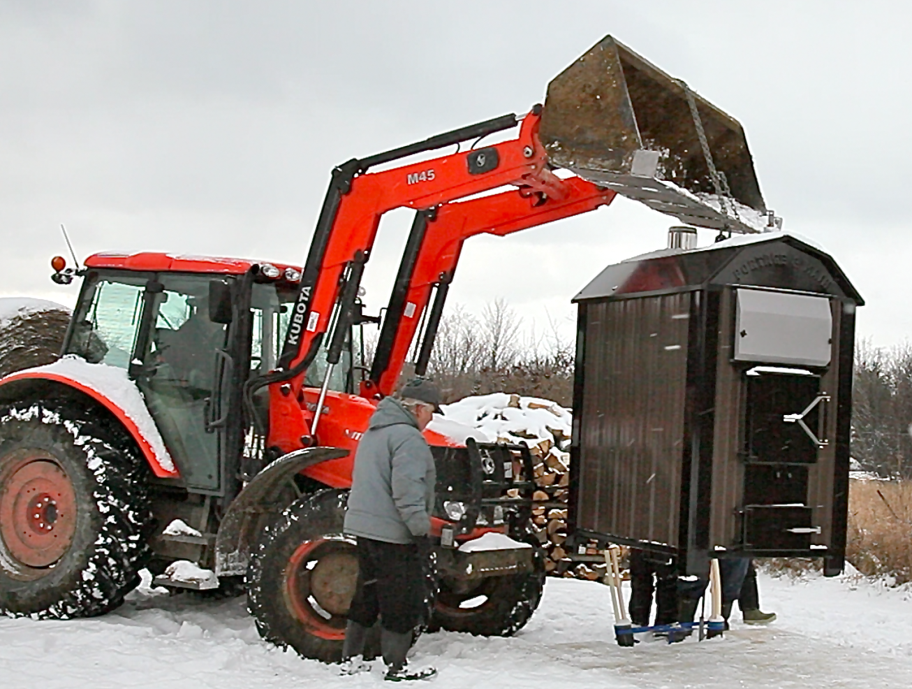 ECONOMICAL HEATING: A Tour of My Outdoor Wood Boiler